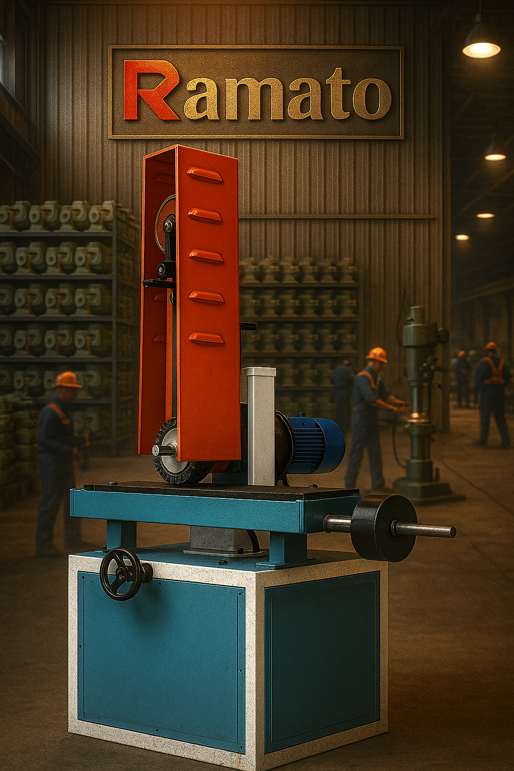 Ramato Automatic Belt Grinder | Rajlaxmi Machine Tools