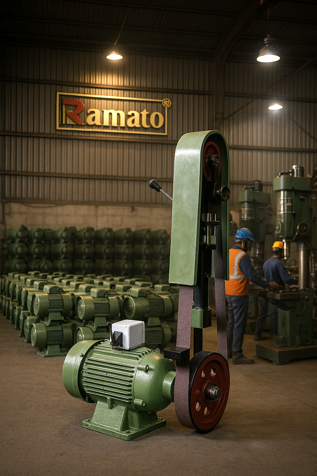 Ramato Single-Side Belt Grinder | Rajlaxmi Machine Tools